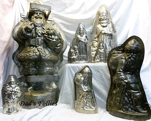 Blog & Information - Old Antique Metal Chocolate Molds for sale Pewter ...